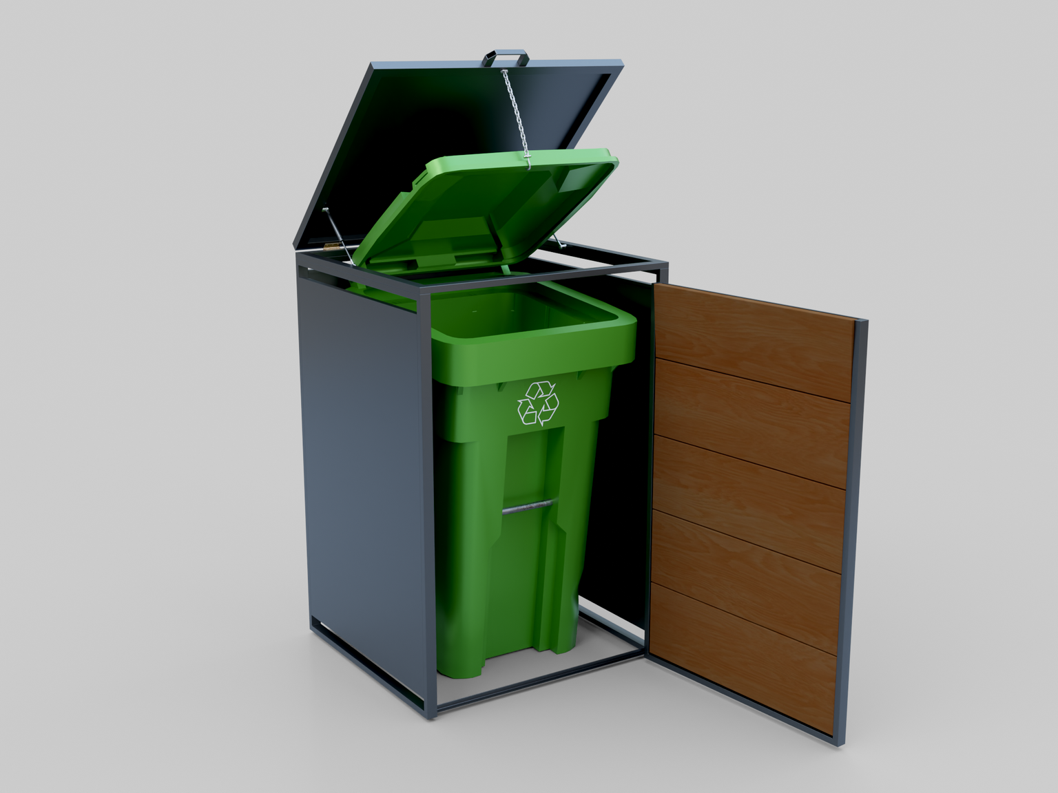 MisterBin - The elegant enclosure for your garbage bin.