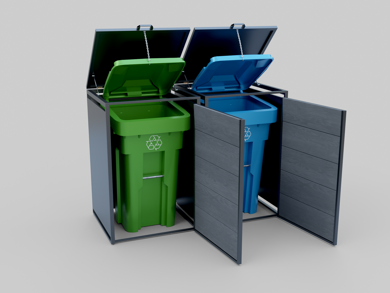 MisterBin - The elegant enclosure for your garbage bin.