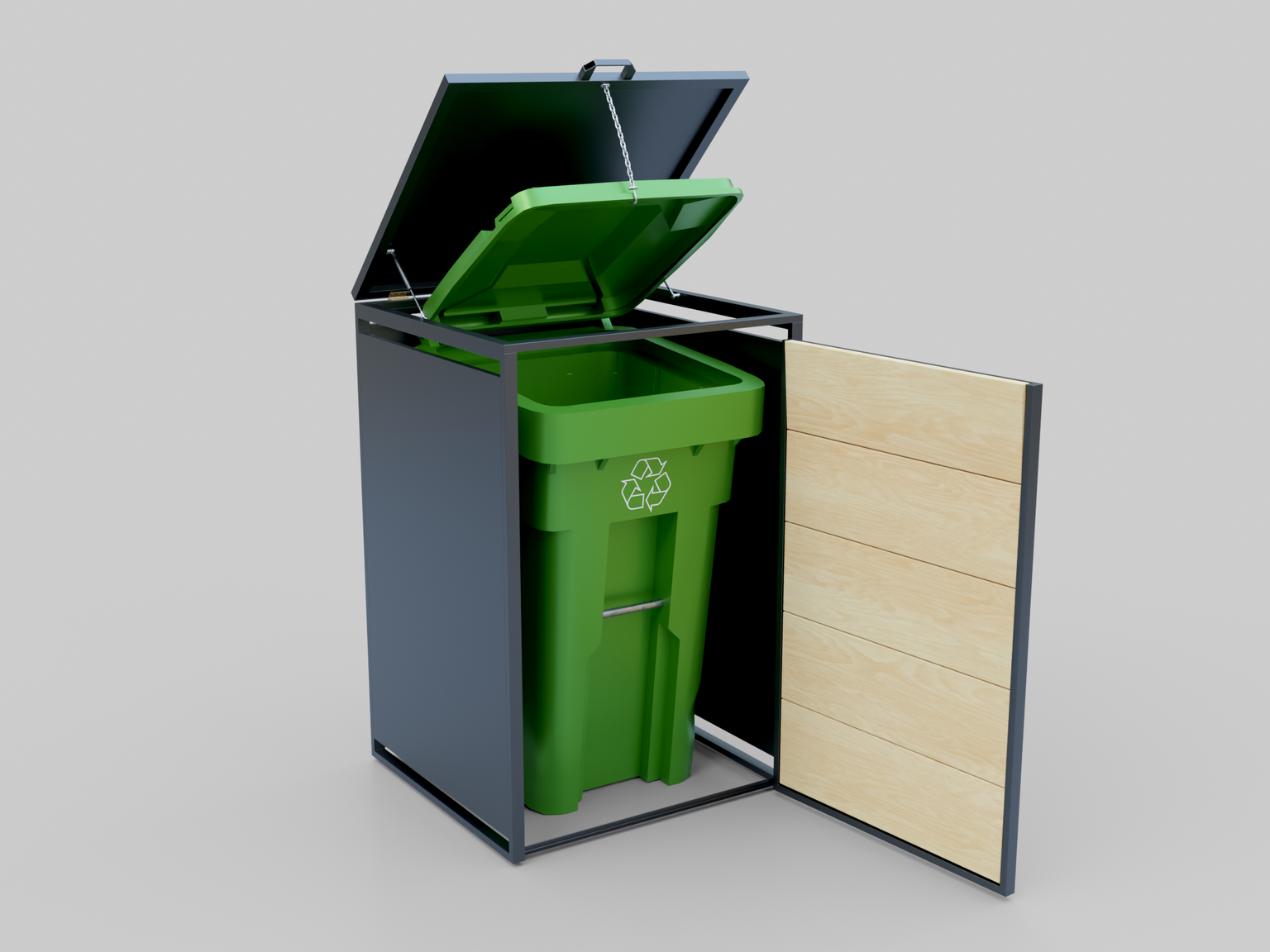 MisterBin® Garbage Bin Enclosure