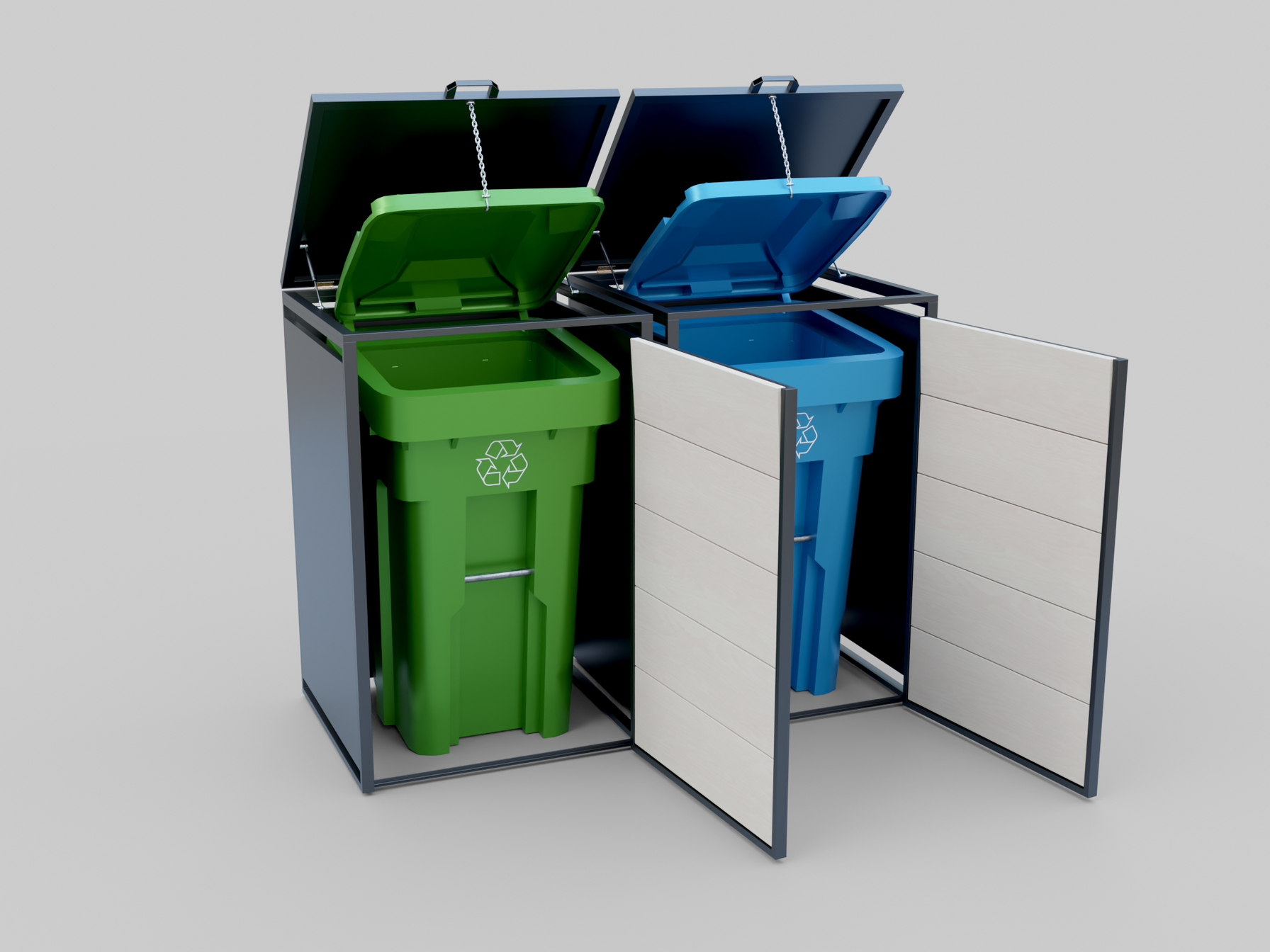 MisterBin - The elegant enclosure for your garbage bin.