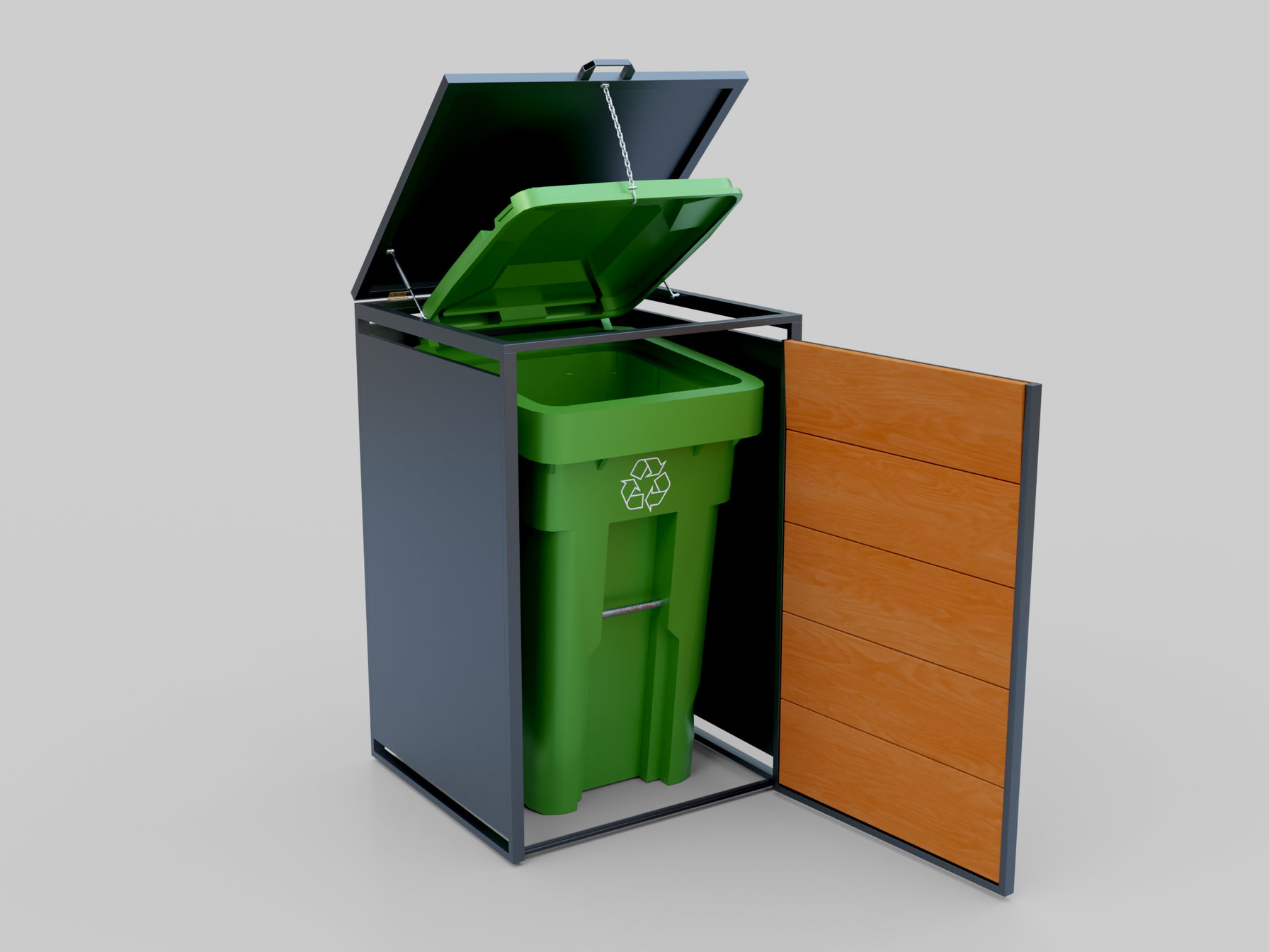 MisterBin - The elegant enclosure for your garbage bin.