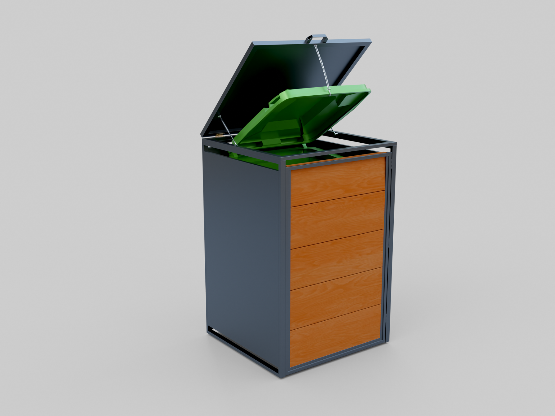 MisterBin - The elegant enclosure for your garbage bin.