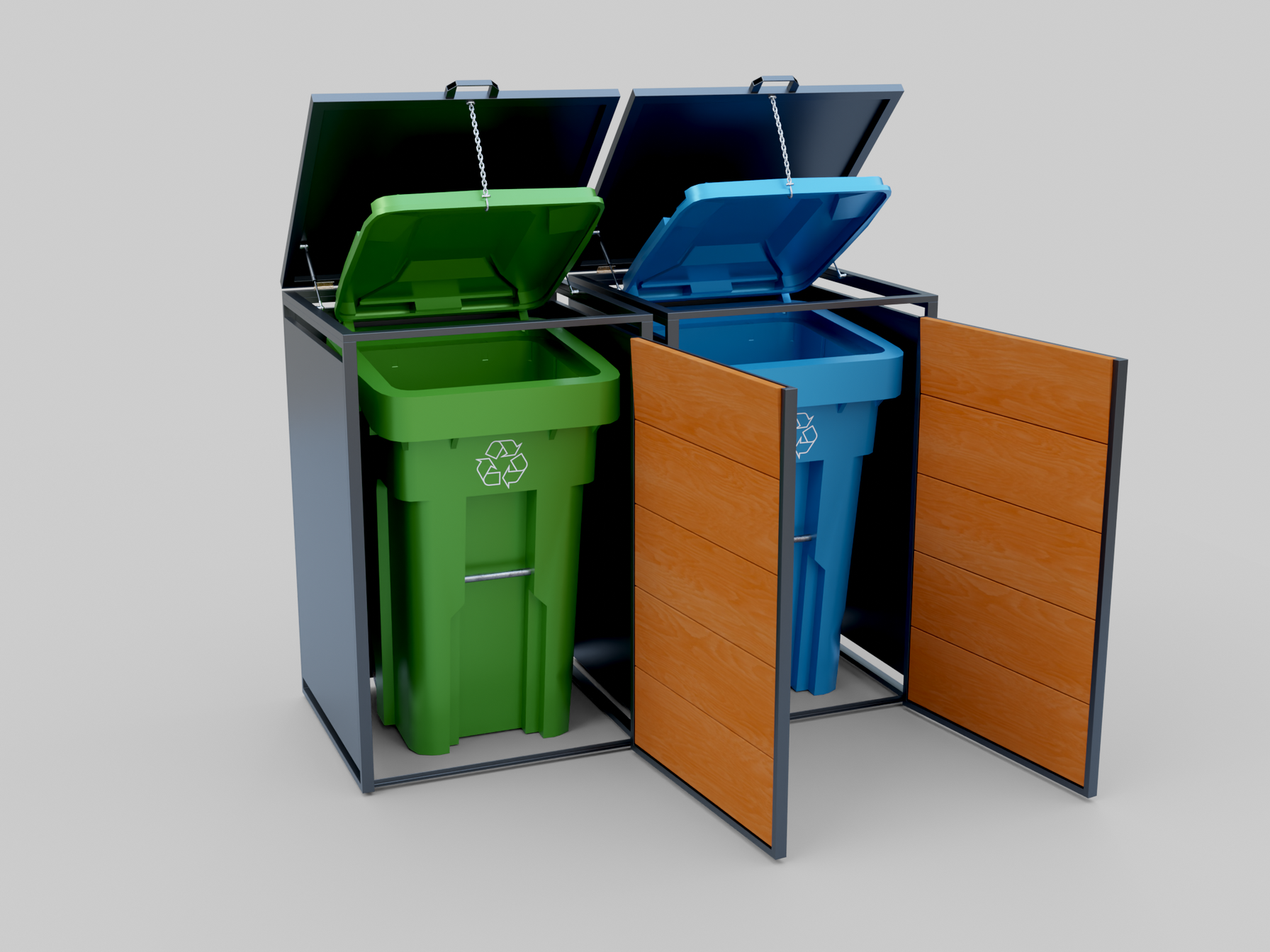 MisterBin - The elegant enclosure for your garbage bin.
